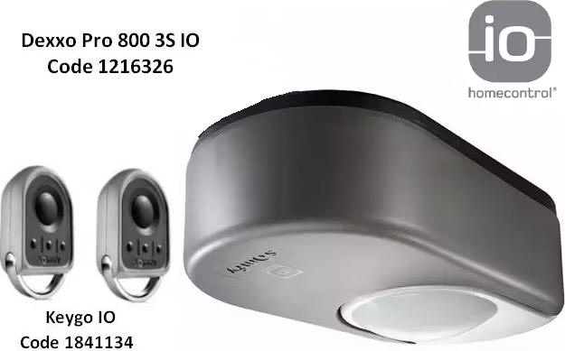 SOMFY Dexxo PRO 800 io - garažo vartų išmanioji automatika